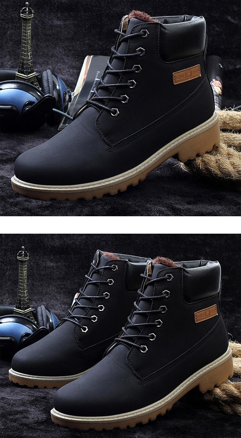 Badu.gr Χειμερινές ανδρικές μπότες σε 4 χρώματα - Badu.gr